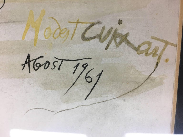 Modest Cuixart i Tàpies - Un vent Desconegut- original abstract ...