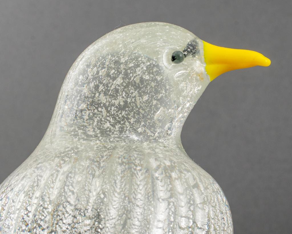 Modigliani Design Murano Glass Bird Sculpture For Sale at 1stDibs