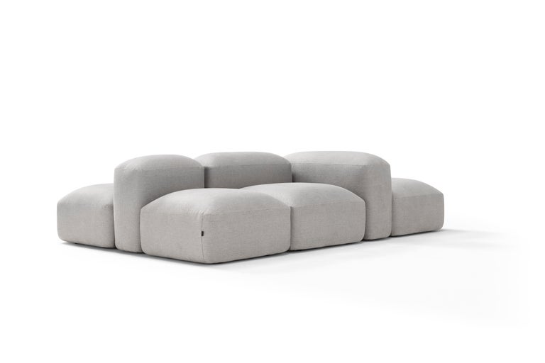 Modular and Customizable Sofa 'Lapis' E009 'many layouts and fabrics ...
