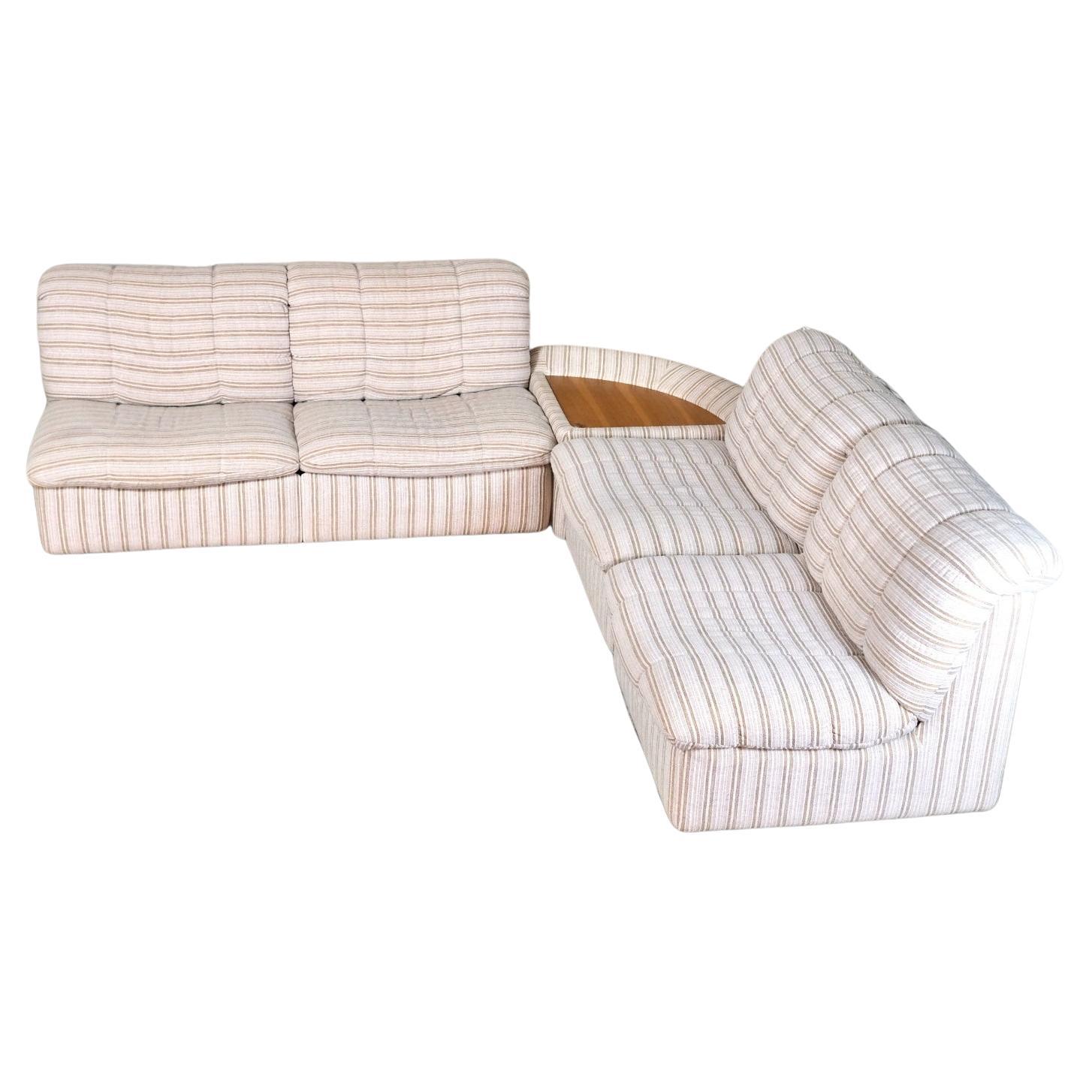 Modular angle sofa set by Beka, France, 1970s For Sale at 1stDibs