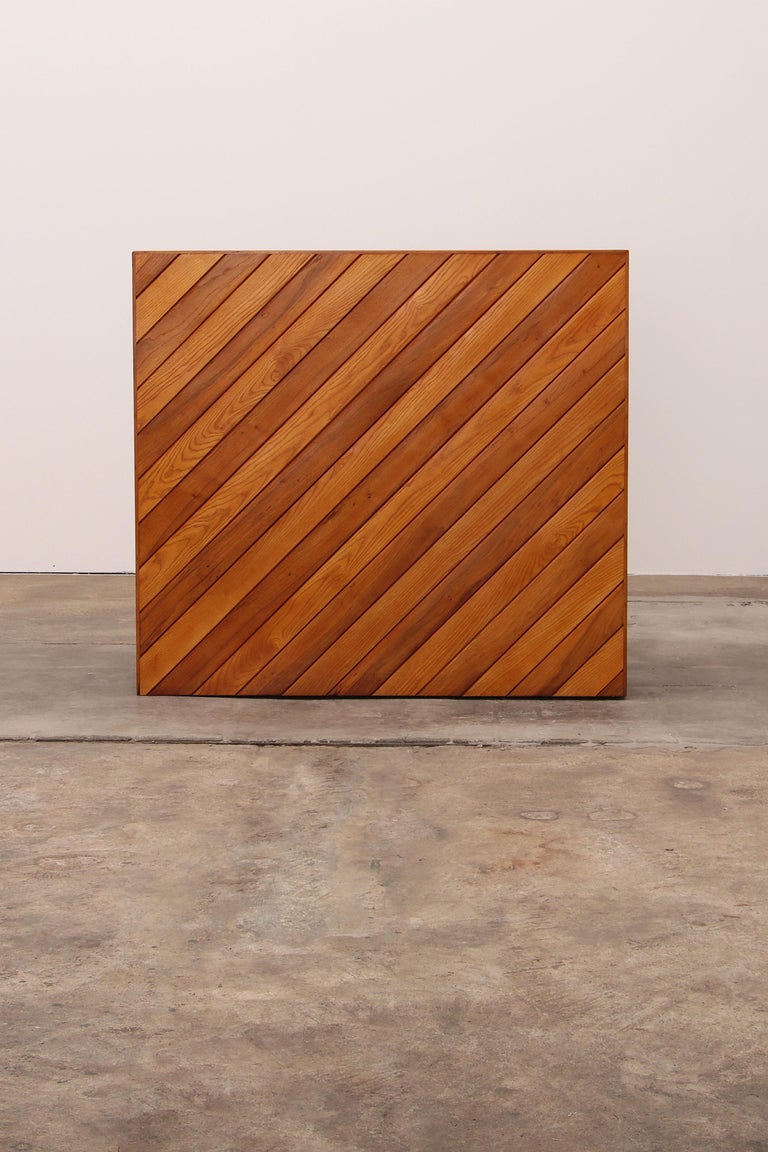 Modular Beech Set of Two Room Dividers with Benches, 1970, Italy For ...