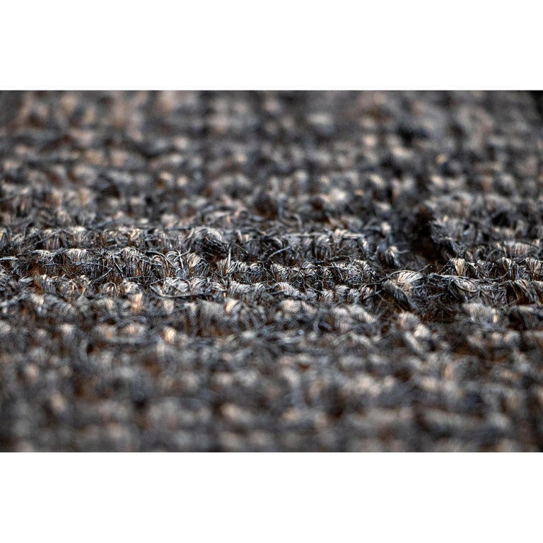 21st Cent Outdoor-Indoor Natural Black Coconut Rug by Deanna Comellini ...