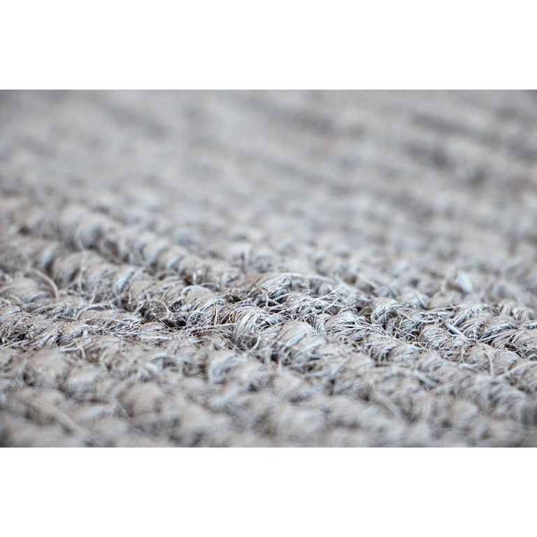 Modular Outdoor Indoor Natural White Coconut Rug by Deanna Comellini ...