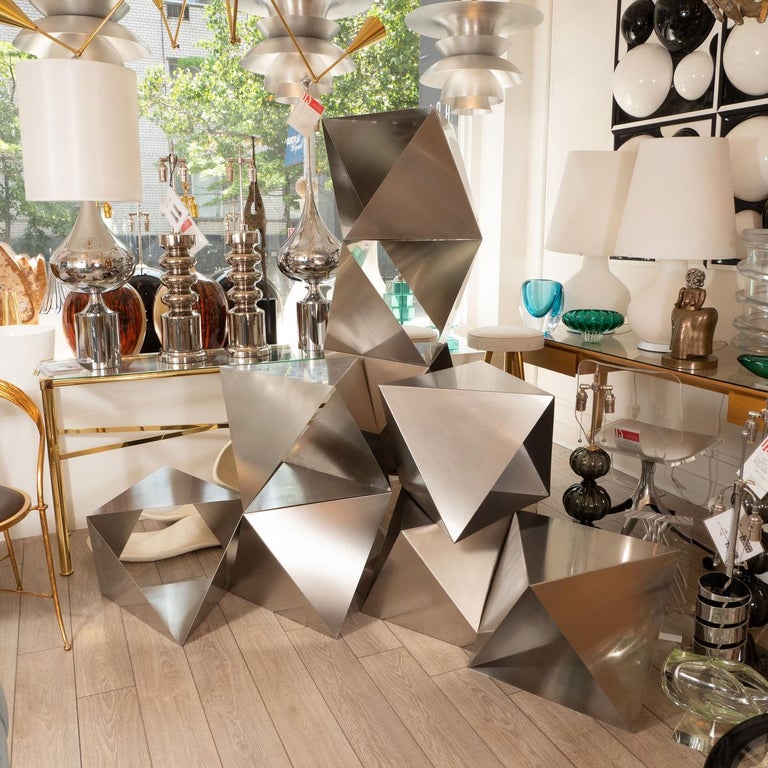Modular Polyhedron Side Tables For Sale at 1stDibs
