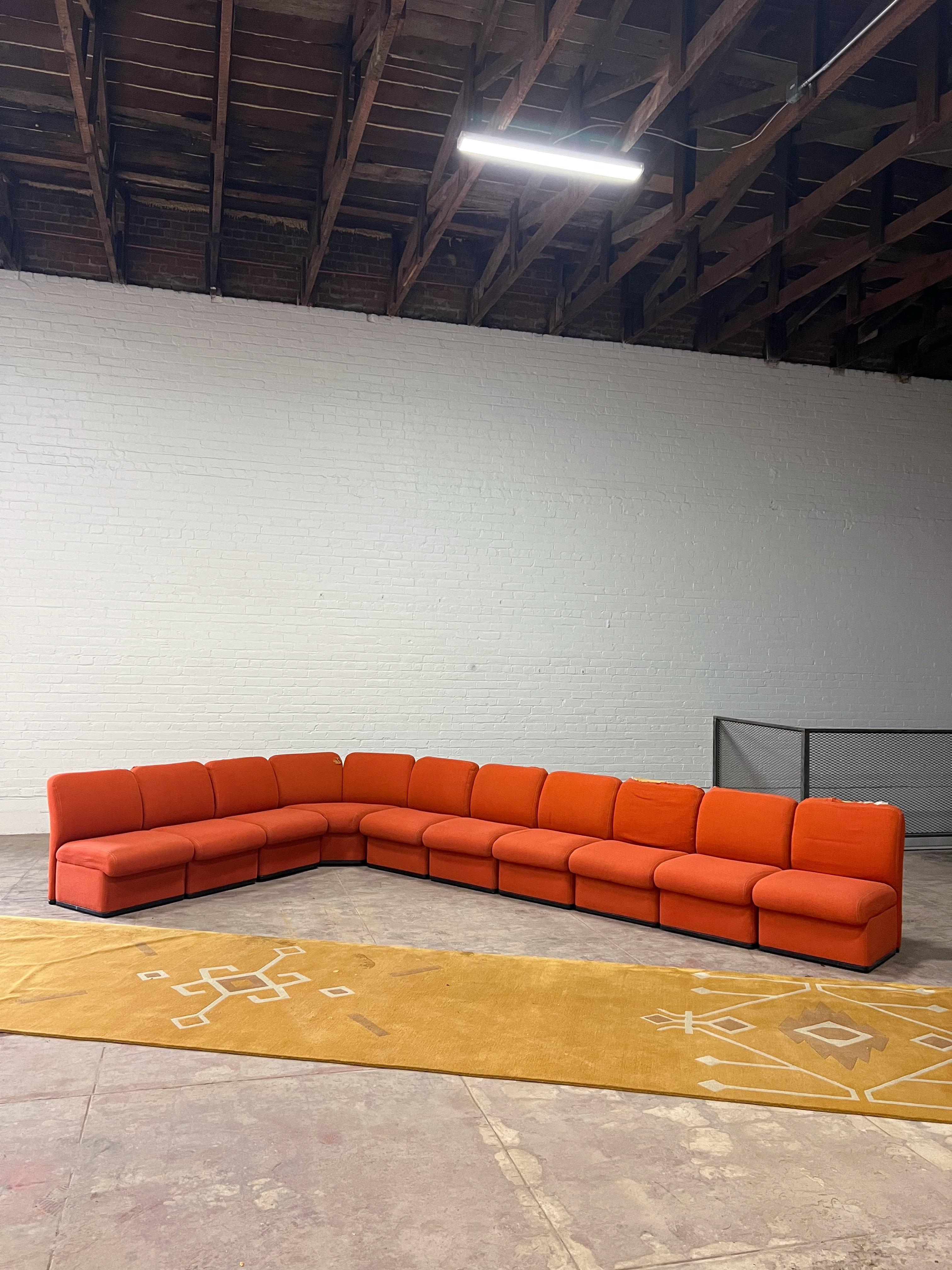 Modular Post-Modern Sectional by Kimball International, Set of 10 For ...