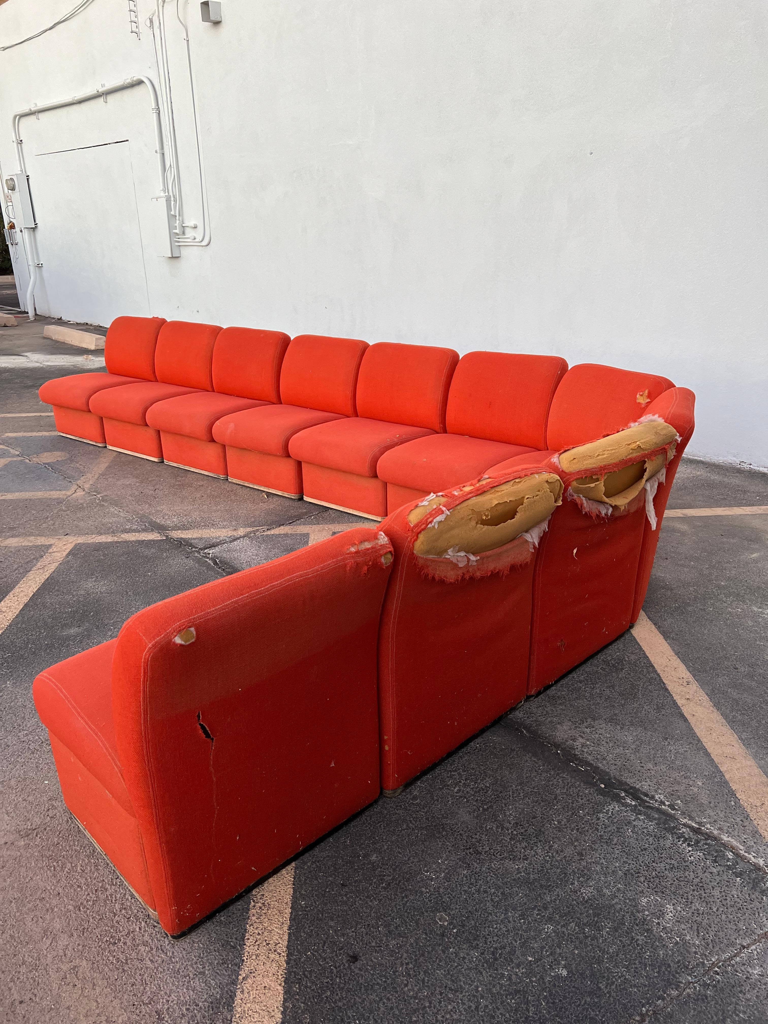 Modular Post-Modern Sectional by Kimball International, Set of 10 For ...