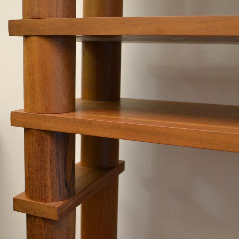 Modular Teak Free Standing Shelving Unit French 1960's For Sale at 1stDibs