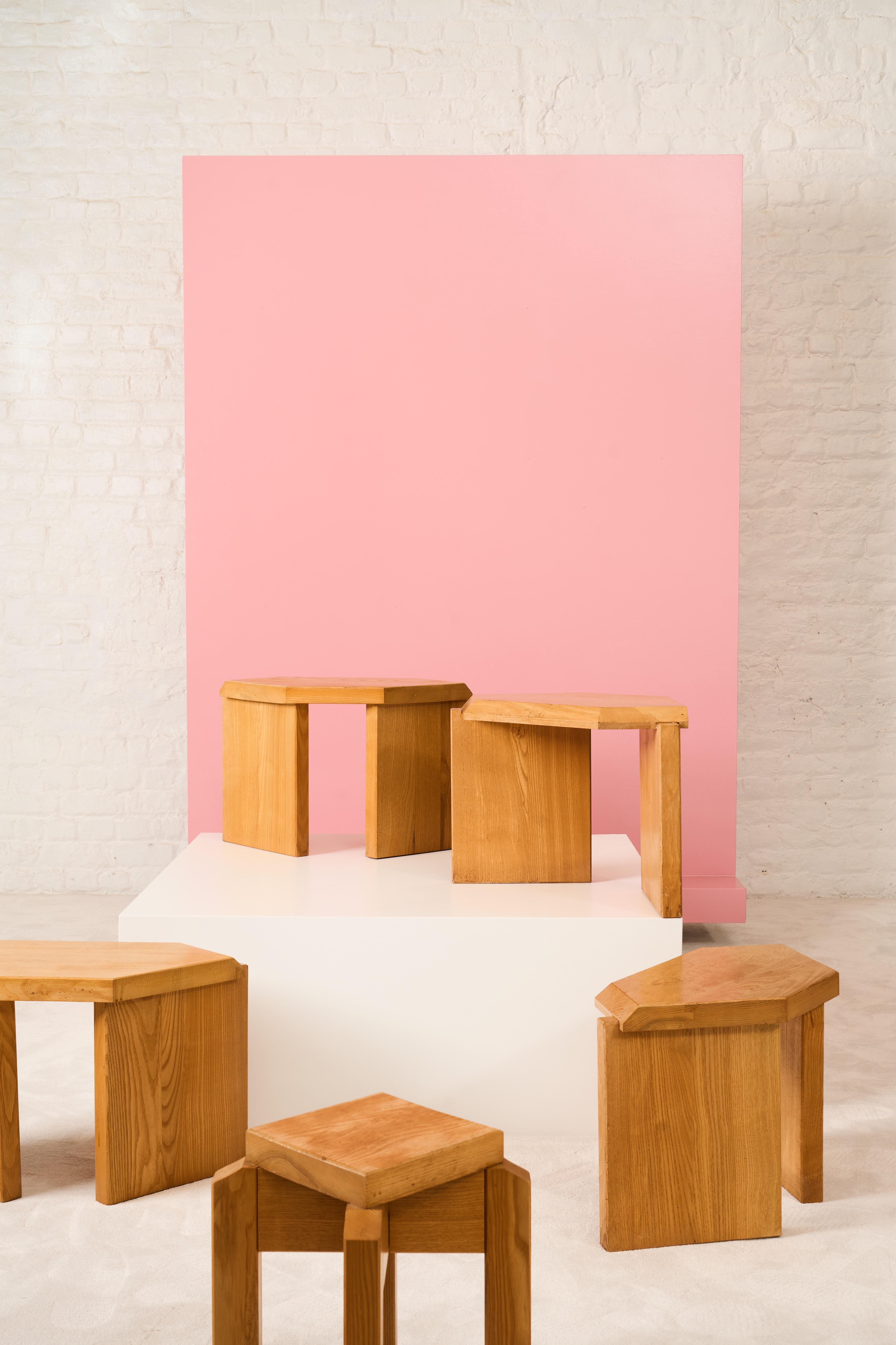 Modular Wooden Coffee Table For Sale at 1stDibs
