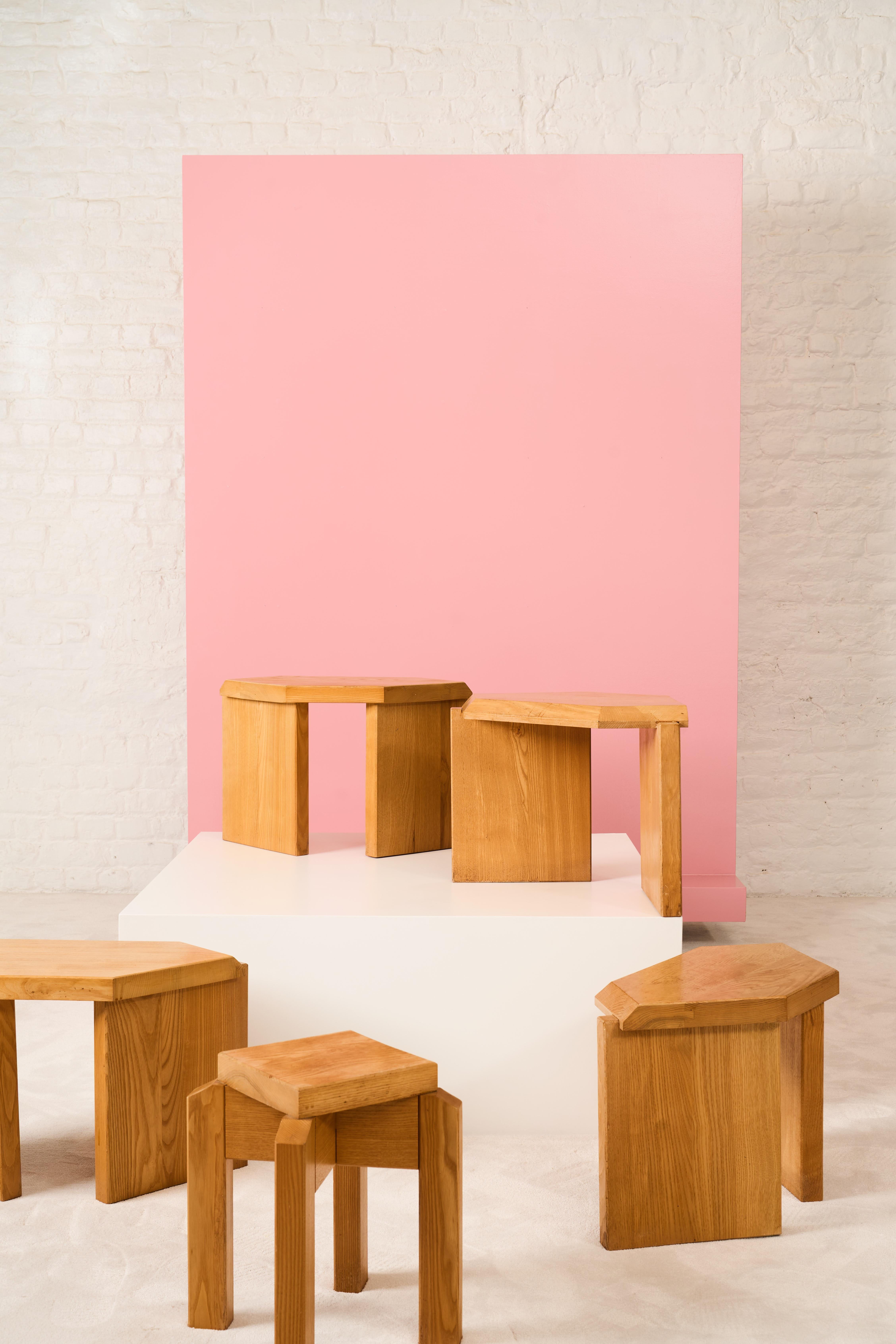 Modular Wooden Coffee Table For Sale at 1stDibs