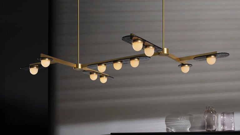 Modulo Grid 11 Chandelier by CTO Lighting For Sale at 1stDibs