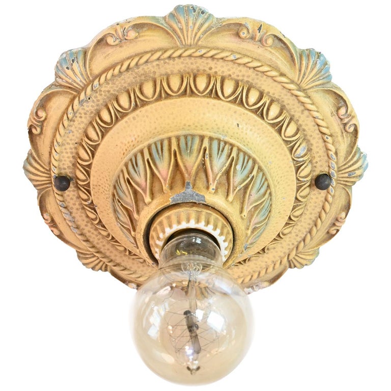 Moe Bridges Blue Tan Bare Bulb Flush at 1stDibs | bare moe