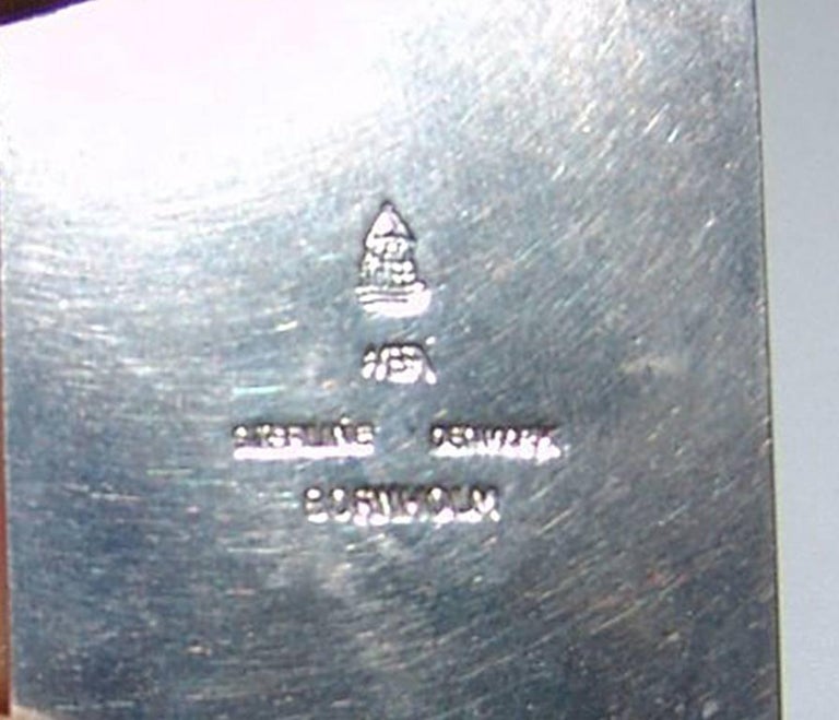 Mogens Bjorn-Andersen Sterling Silver Pendent with Large Stone For Sale ...