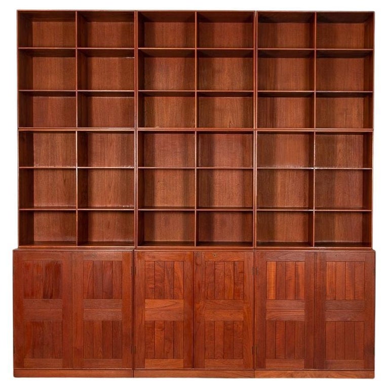 Mogens Koch Bookcase Wall Unit For Sale at 1stDibs