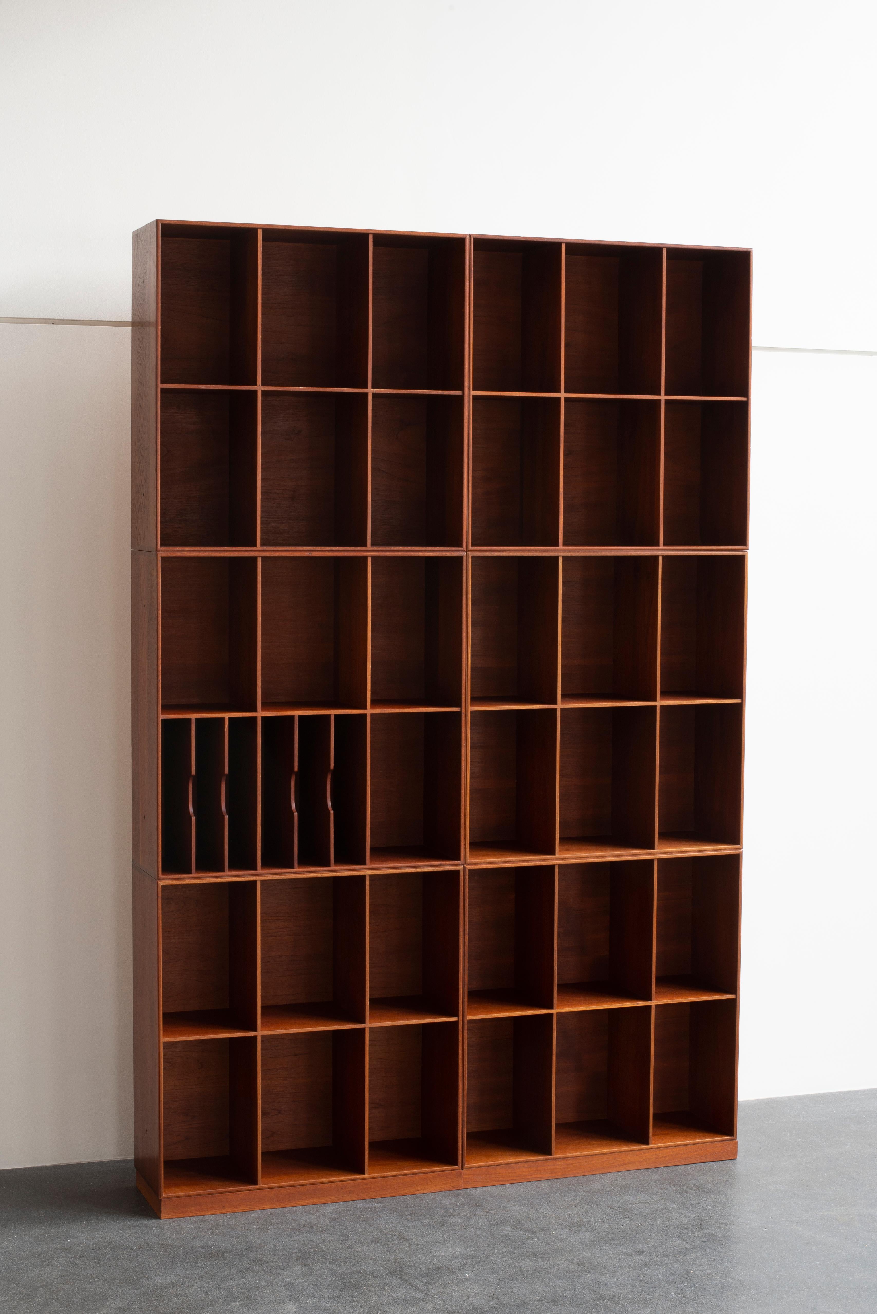 Mogens Koch Bookcases in Teak for Rud. Rasmussen at 1stDibs