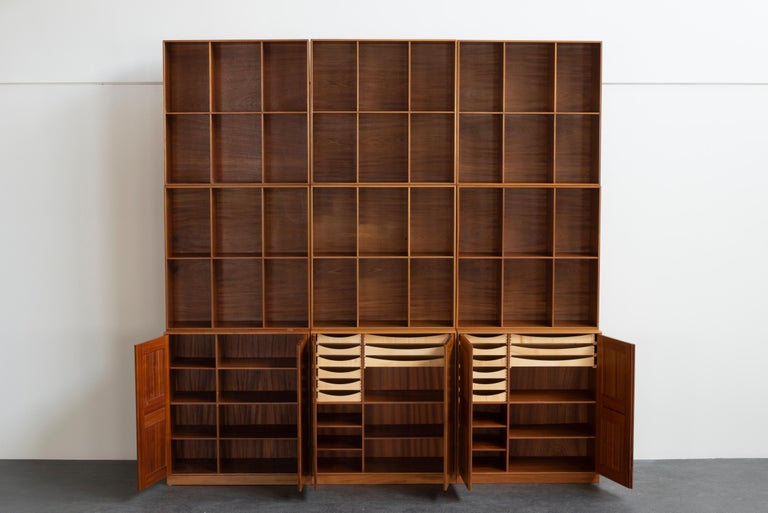 Mogens Koch Library in Mahogany for Rud Rasmussen For Sale at 1stDibs