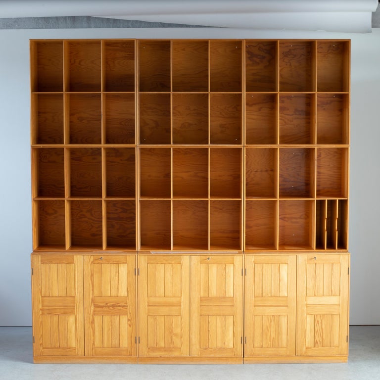 Mogens Koch Library in Pine for Rud Rasmussen For Sale at 1stDibs