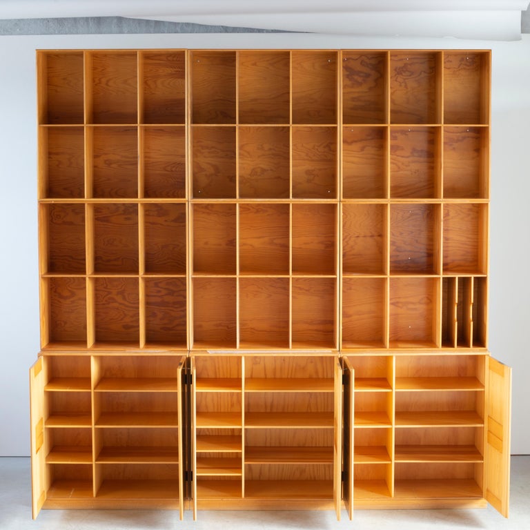 Mogens Koch Library in Pine for Rud Rasmussen For Sale at 1stDibs