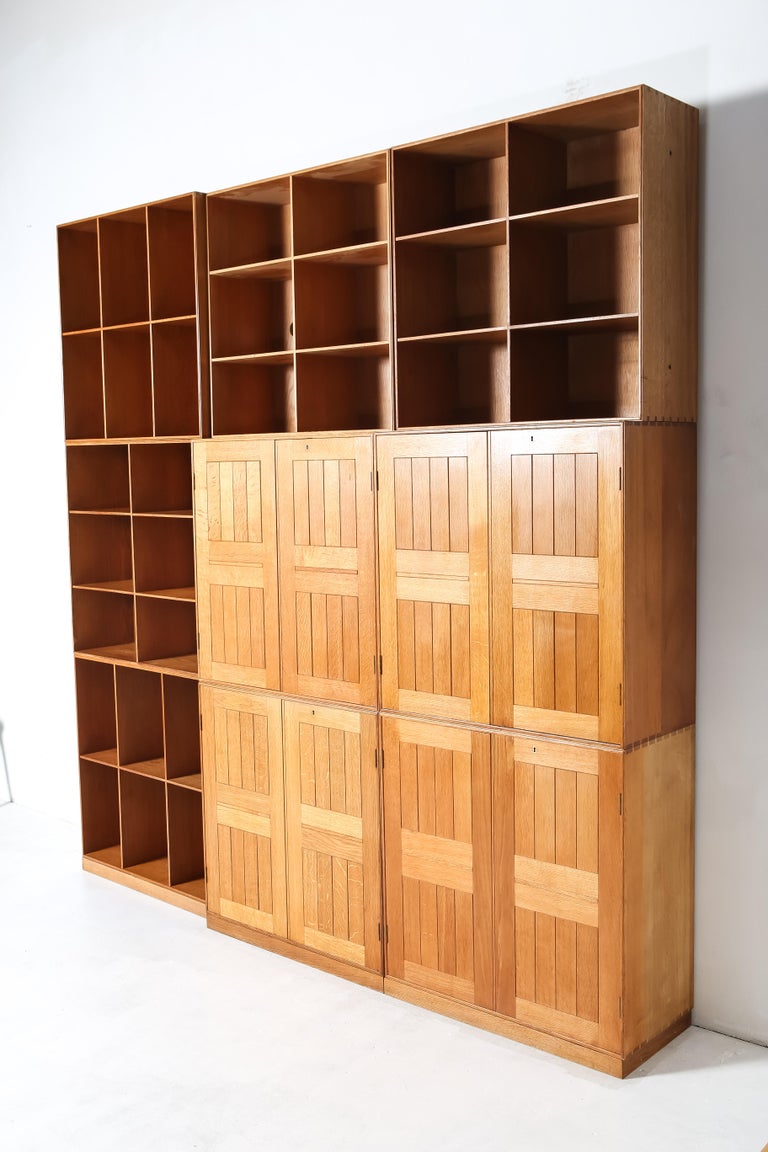 Mogens Koch Modular Storage System in Oak For Sale at 1stDibs