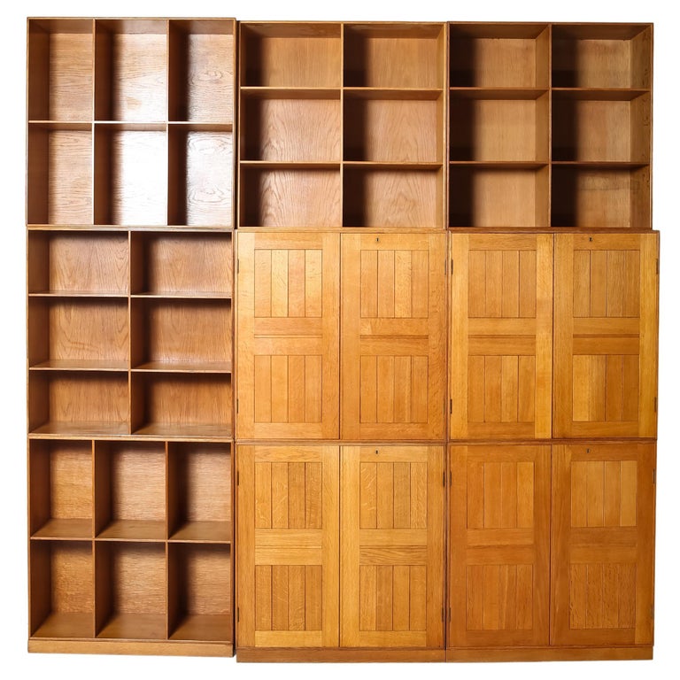 Mogens Koch Modular Storage System in Oak For Sale at 1stDibs