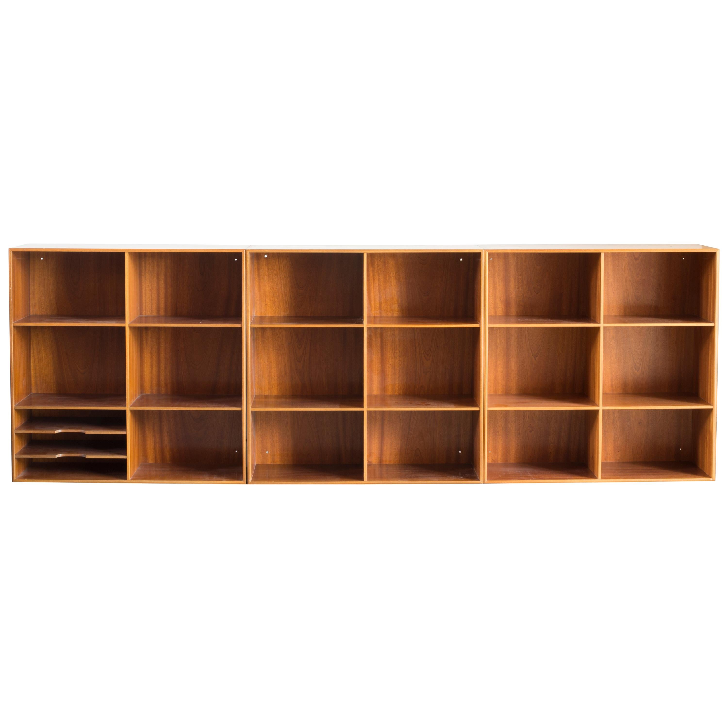 Mogens Koch Set of Three Bookcases for Rud. Rasmussen at 1stDibs
