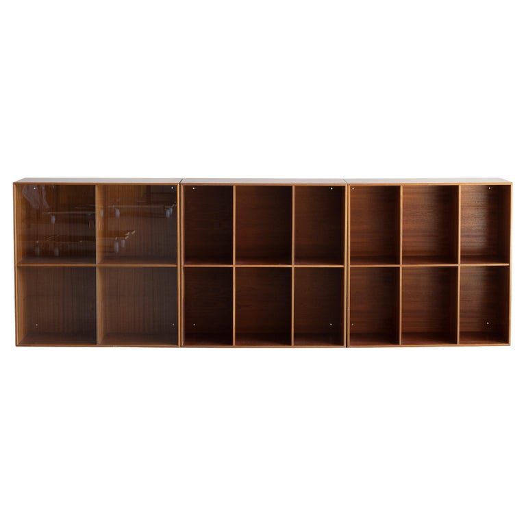 Mogens Koch Three Bookcases in Mahogany for Rud, Rasmussen For Sale at ...