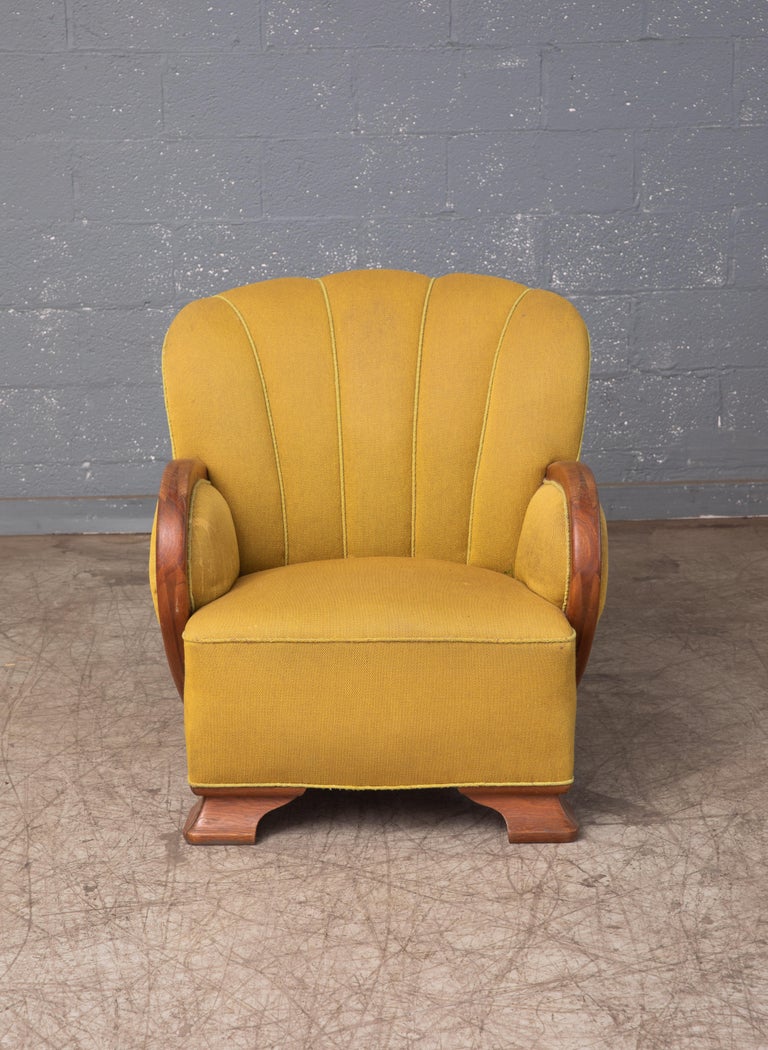 Mogens Lassen Style Danish Midcentury Lounge or Club Chair, 1940s For ...
