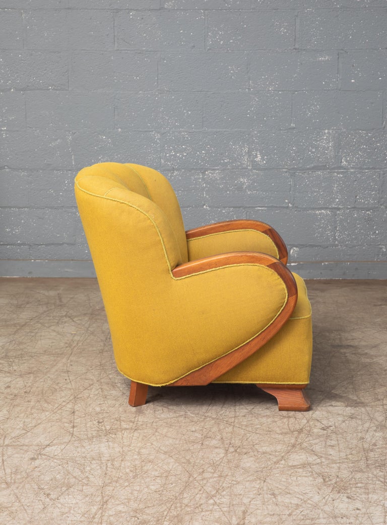 Mogens Lassen Style Danish Midcentury Lounge or Club Chair, 1940s For ...