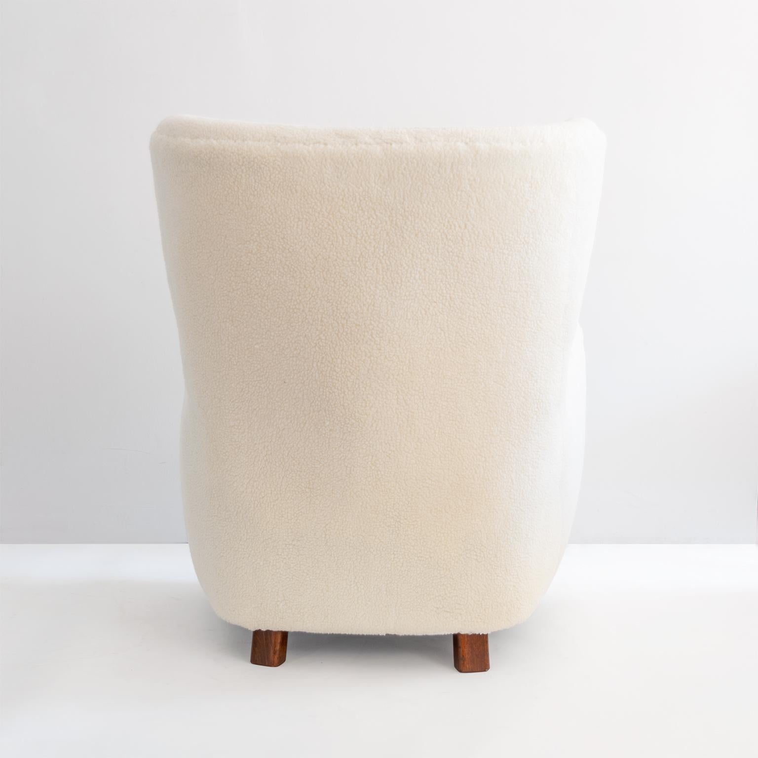 Mogens Lassen Winged Back Chair Denmark 1930s Scandinavian Modern at ...