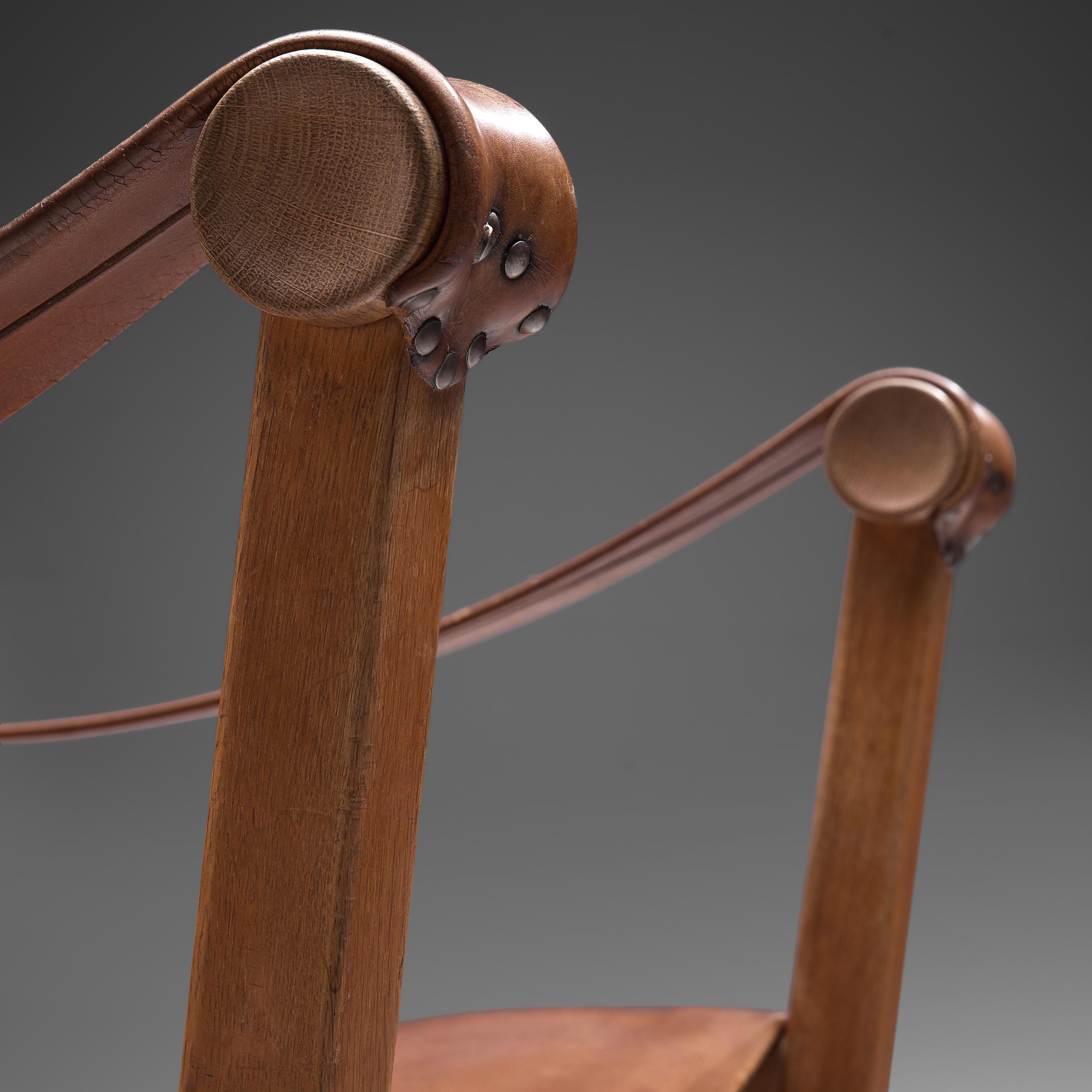 Mogens Voltelen for Niels Vodder 'Copenhagen Chair' in Original Cognac ...