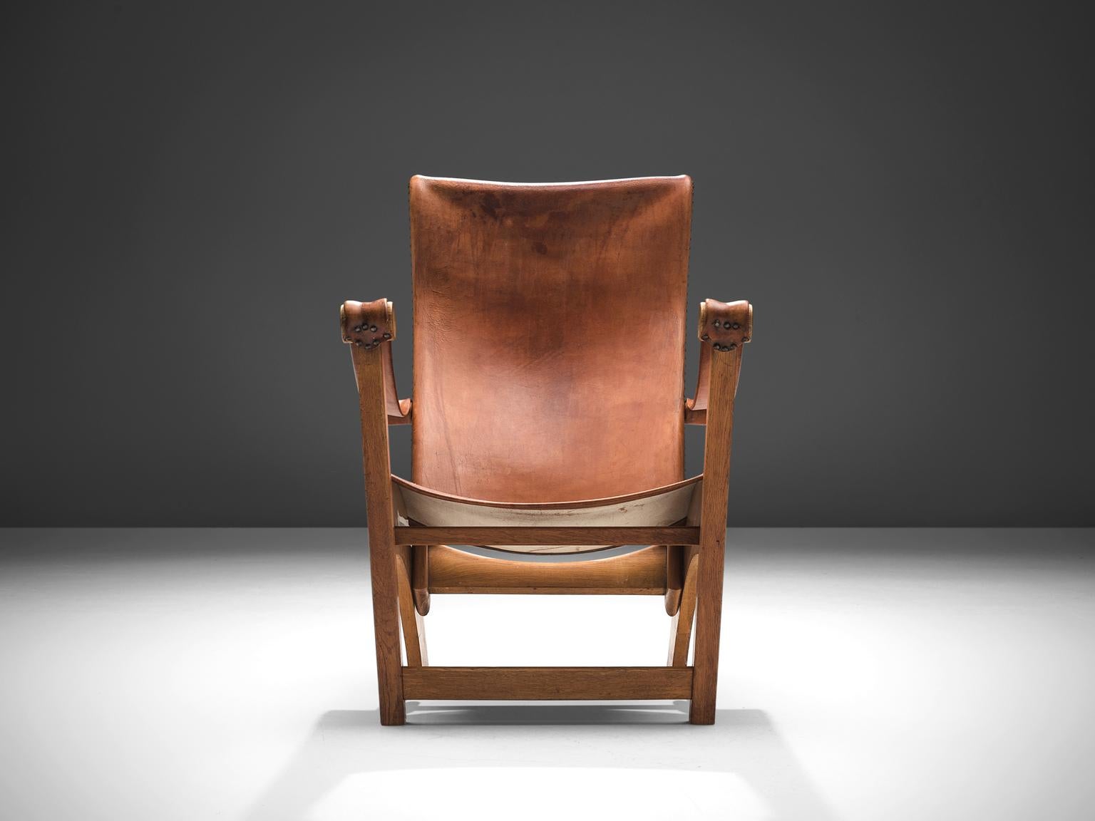 Mogens Voltelen for Niels Vodder Original Patinated 'Copenhagen Chair ...