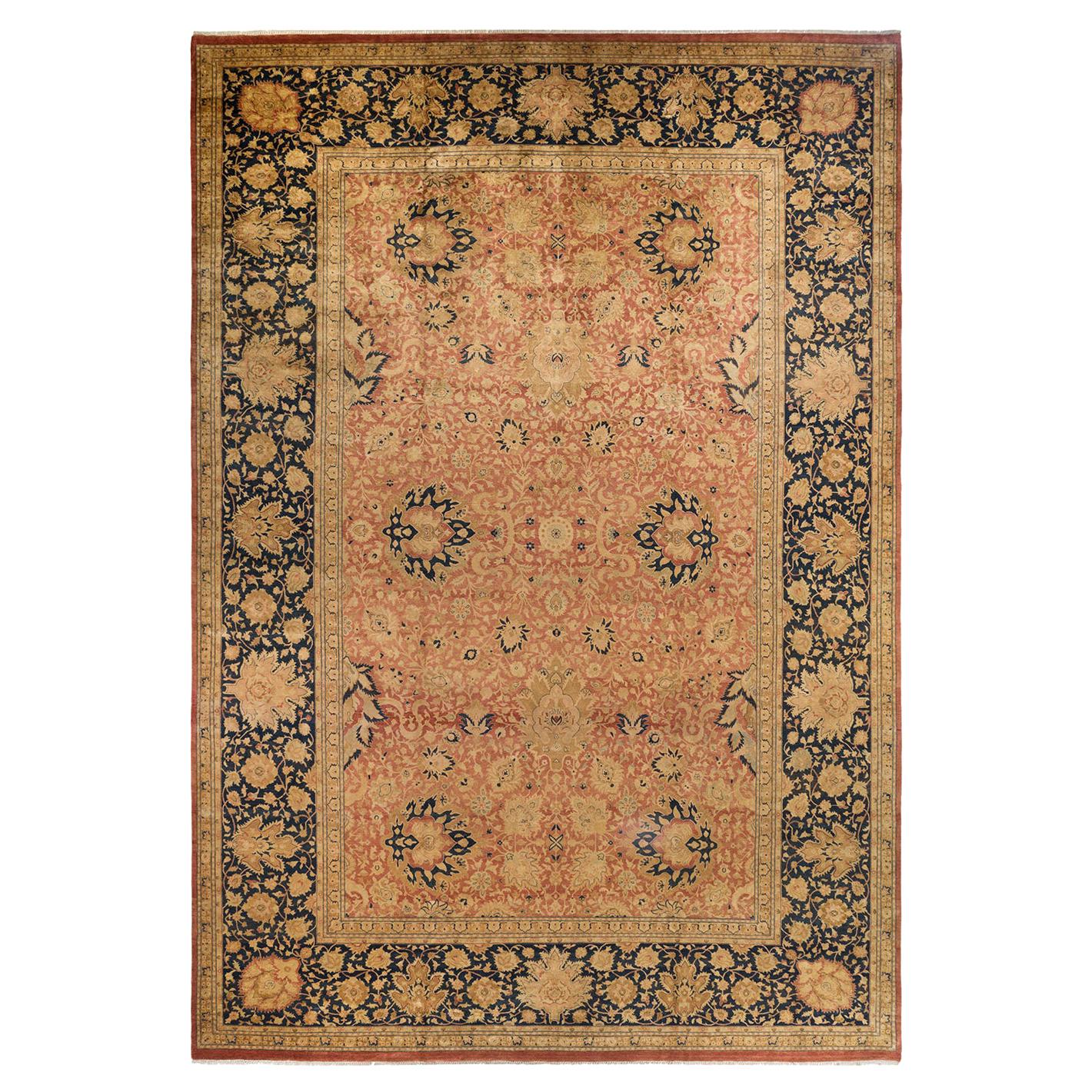 One-of-a-Kind Handwoven Wool Area Rug 12' x 18' For Sale at 1stDibs