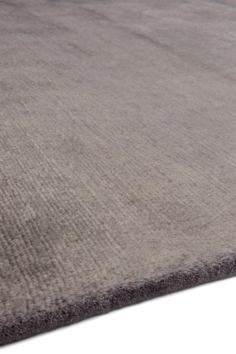 Mohair Slate Hand-Knotted 10x8 Rug in Wool by The Rug Company For Sale ...