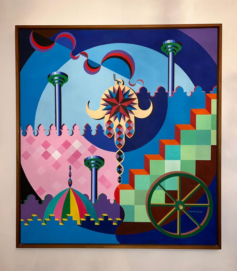 Mohamed Amine Melehi - AL KHOMSSA - GEOMETRIC SURREALISM For Sale at ...