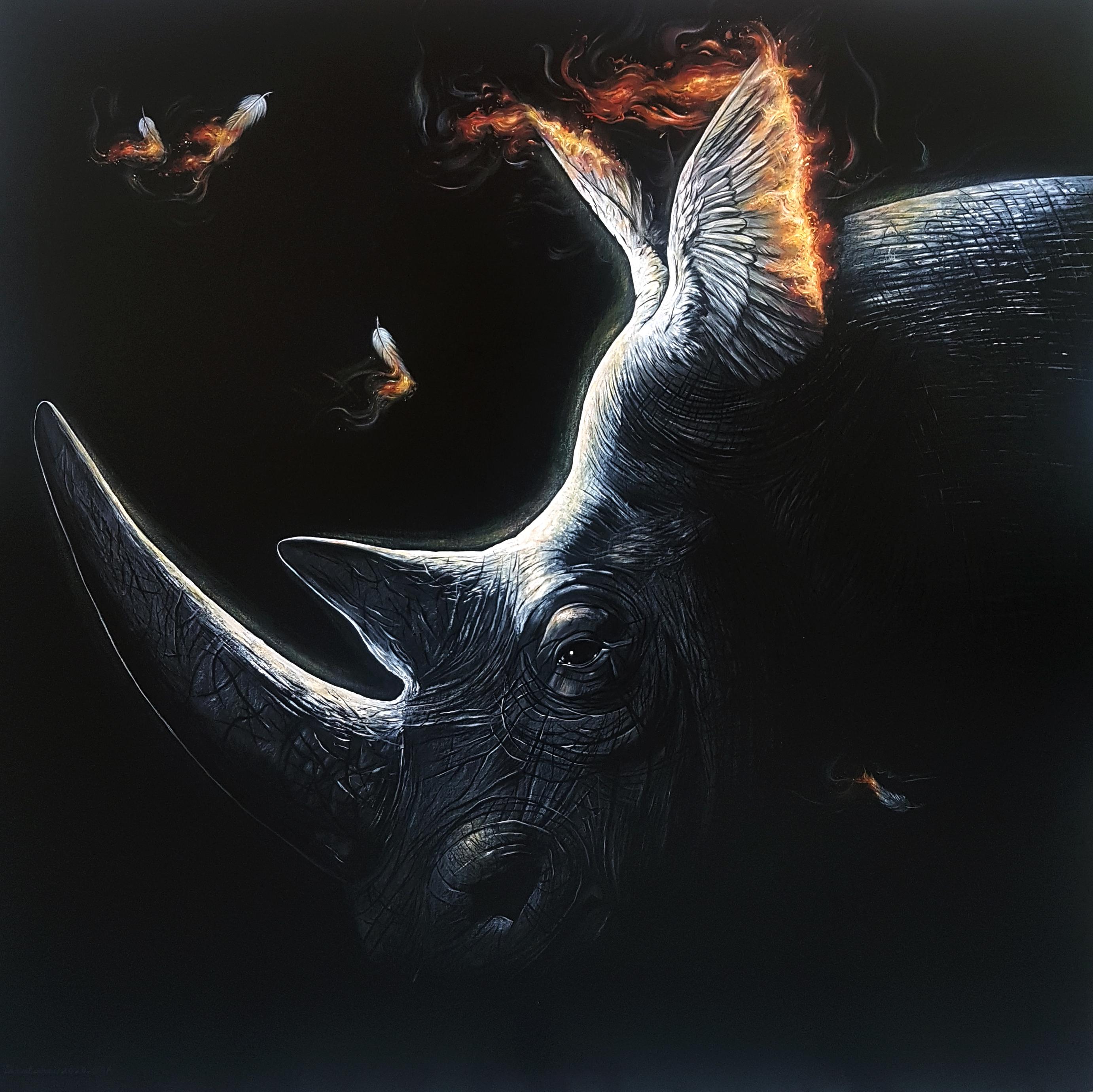 Charlene Mosley - Surrealist Portrait, "A Light Within, Amongst The ...