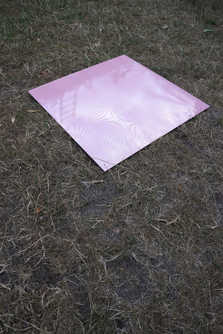 Moiré L Square Mirror by Kajsa Willner For Sale at 1stDibs