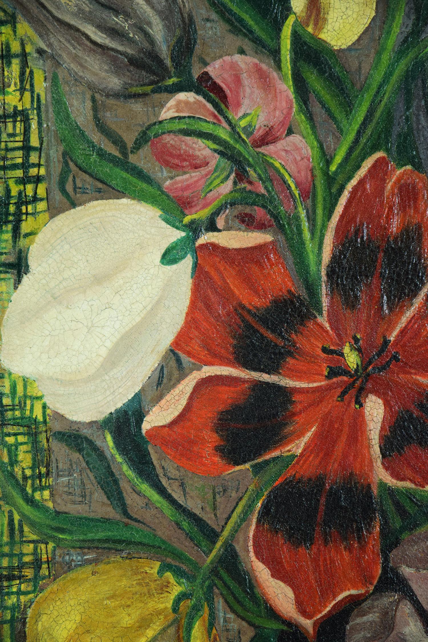 Moise Kisling - Fleurs by MOÏSE KISLING - still life, oil on canvas ...