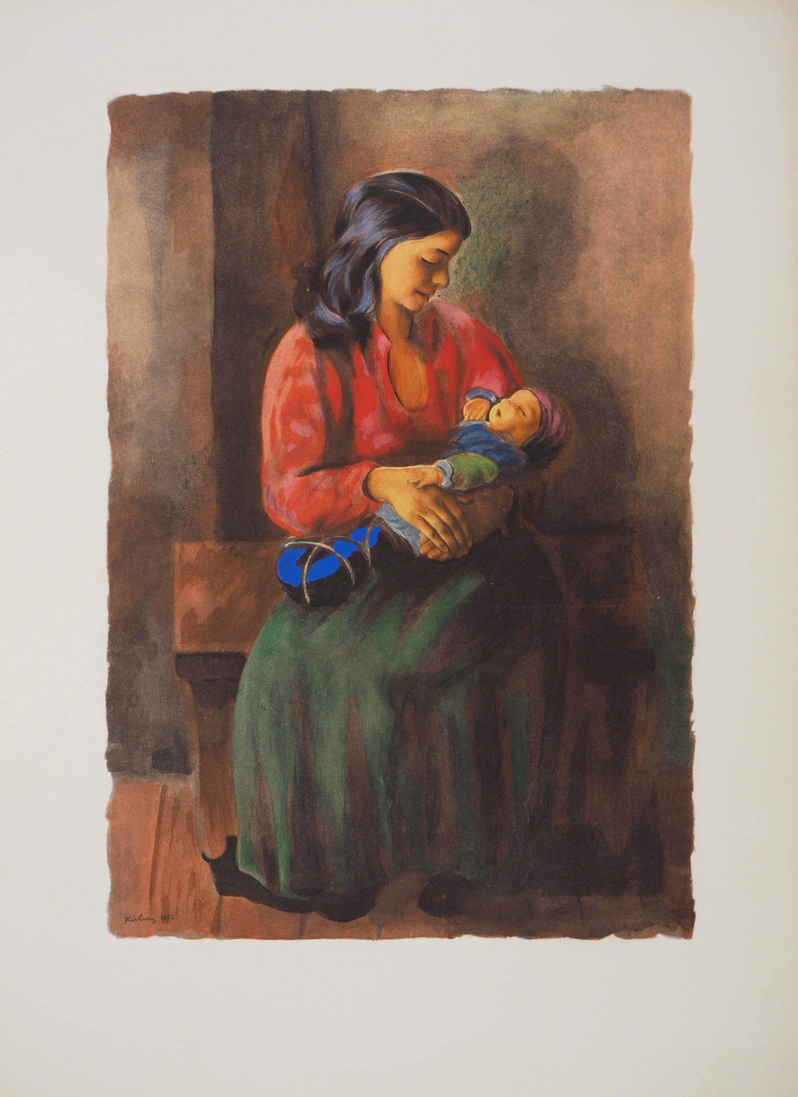 Moise Kisling - Maternity - Lithograph at 1stDibs