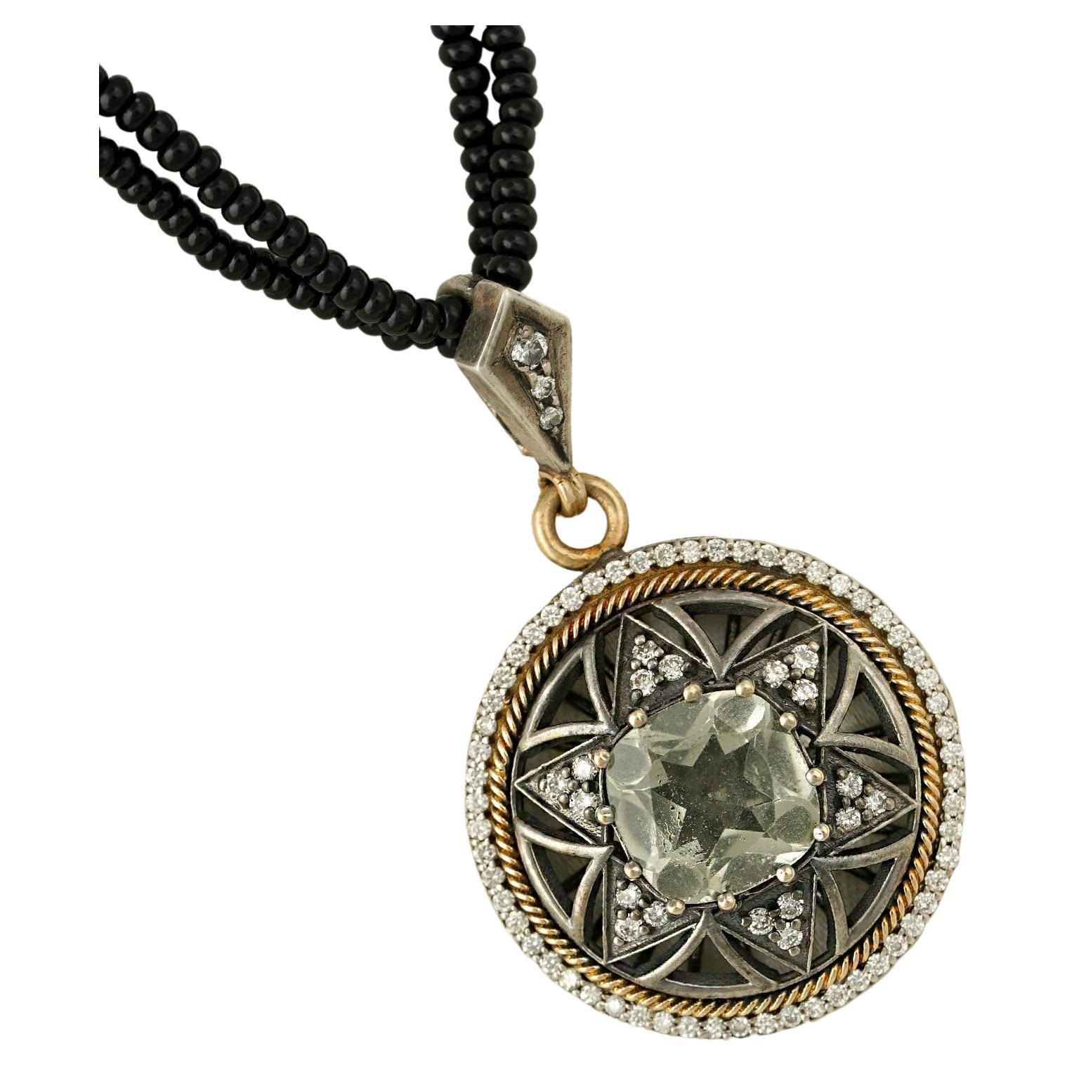 Chaumet Paris Attrape Moi Diamond Color Stone White Gold Necklace at ...