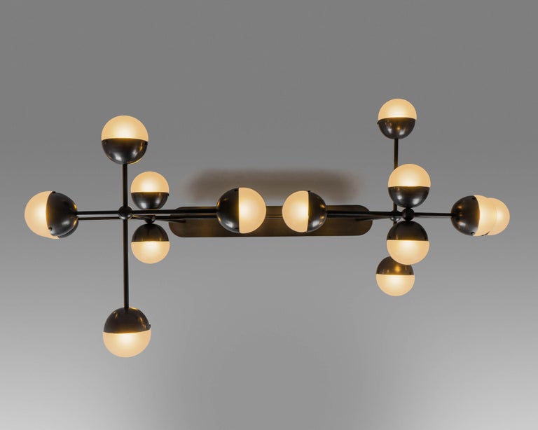 Molecule Linear Chandelier For Sale at 1stDibs