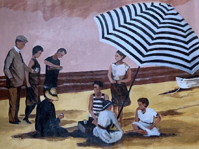 Molly Dee - Party on the Beach For Sale at 1stDibs | molly dee artist, molly dee nudes, molly ...