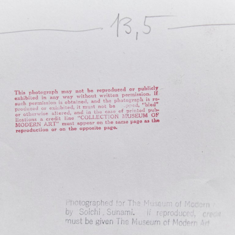 MOMA Photography of Modigliani Scultpure by Soichi Sunami, circa 1950 ...