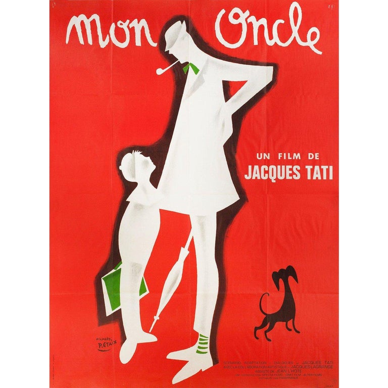 Mon Oncle R1970s French Grande Film Poster at 1stDibs