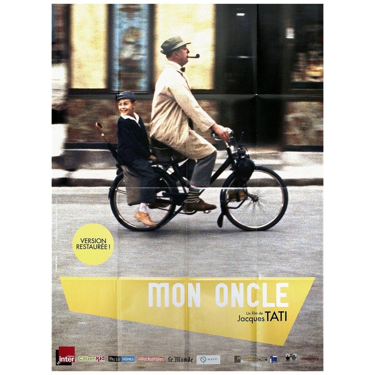 “Mon Oncle” R2013 French Grande Film Poster For Sale at 1stDibs