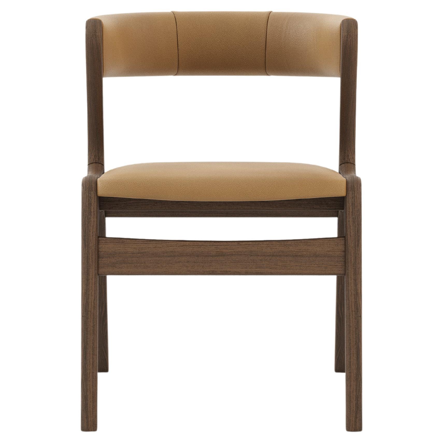 100xbtr Contemporary DB Chair with Douglas Fir Plywood Base and Leather ...