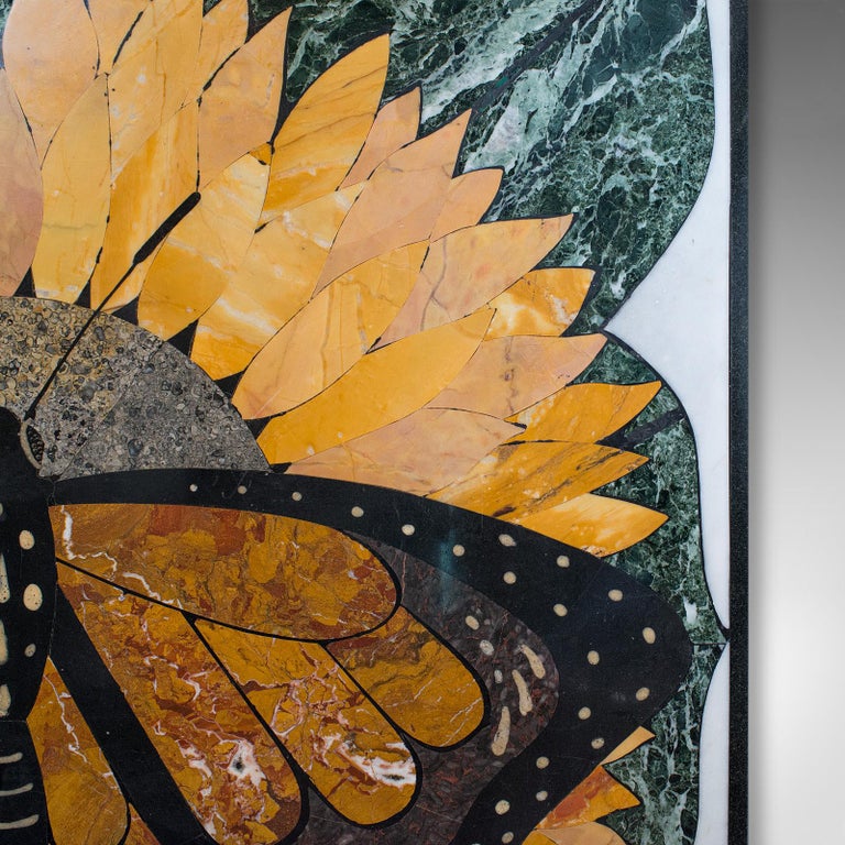 'Monarch', Vintage Butterfly Pietra Dura Table, English, Decorative ...