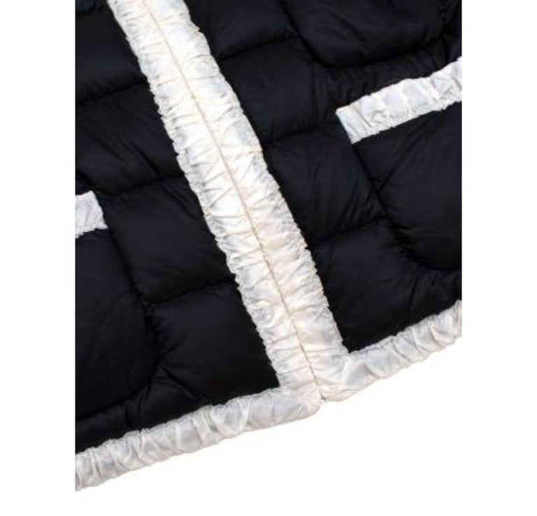 Moncler Beige and Black Roseline Jacket For Sale at 1stDibs