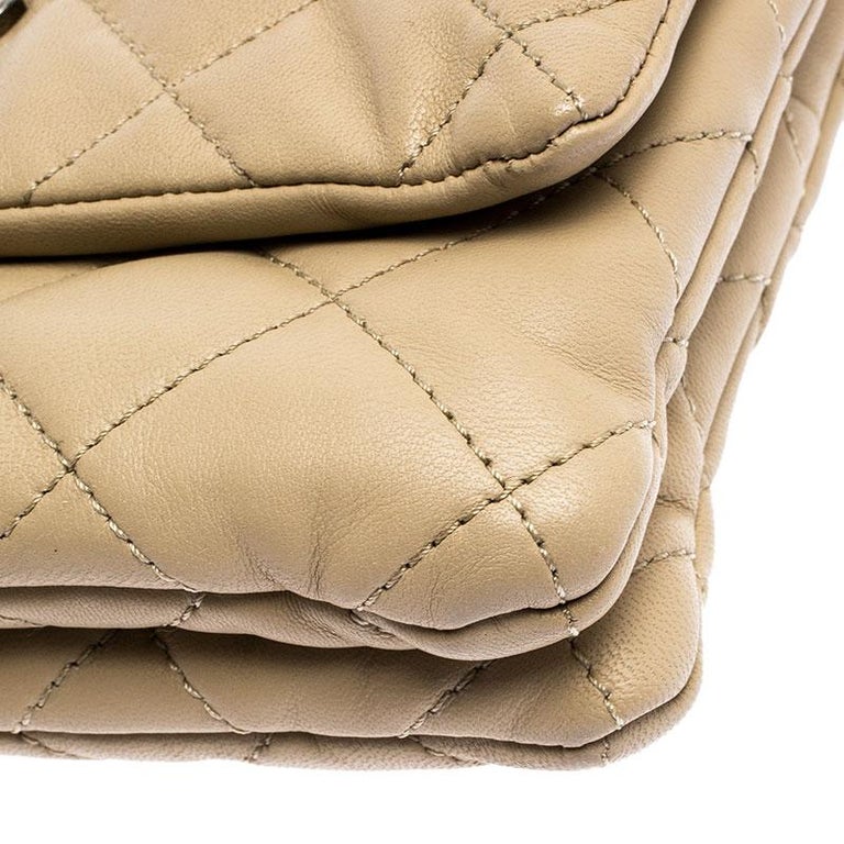 Moncler Beige Quilted Leather Flap Crossbody Bag For Sale at 1stDibs
