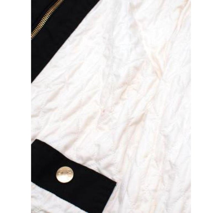 Moncler Ivory Quilted Gracie Jacket For Sale at 1stDibs