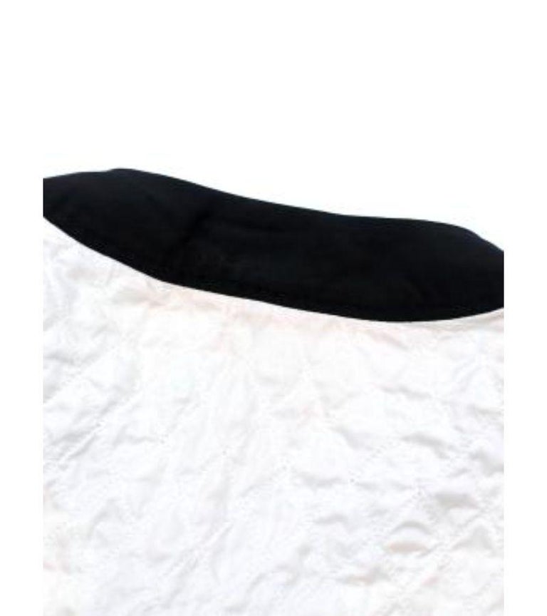 Moncler Ivory Quilted Gracie Jacket For Sale at 1stDibs