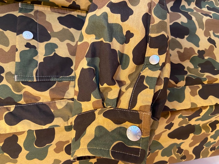 Moncler "Limited Edition" Camouflage "Palm Angels" Snap-Front Flare ...